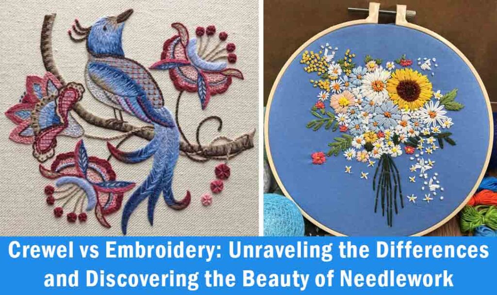 Crewel Vs Embroidery: Unraveling The Differences And Discovering The ...